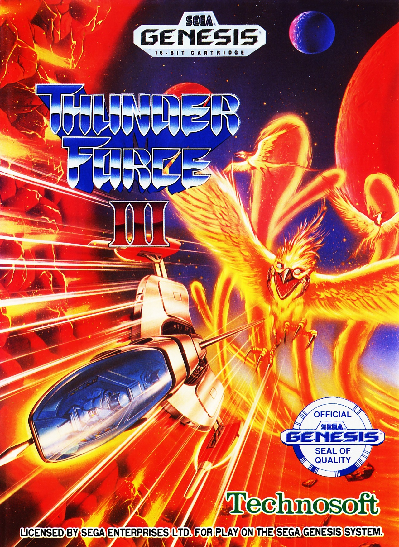 [Review] Thunder Force III (Megadrive; 1990) - Retro playing